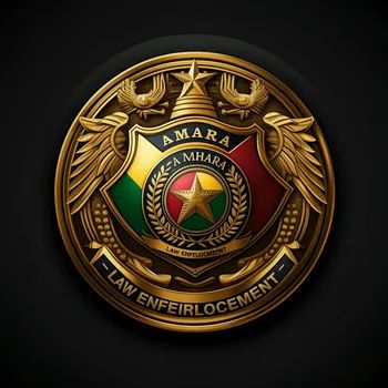Amhara Law Enforcement Badge Logo - Tangra AI Image Generator