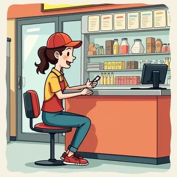 Cartoon Counter Girl - Tangra AI Image Generator