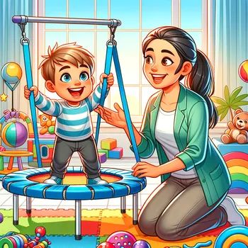 Cartoon Occupational Therapy Session - Tangra AI Image Generator