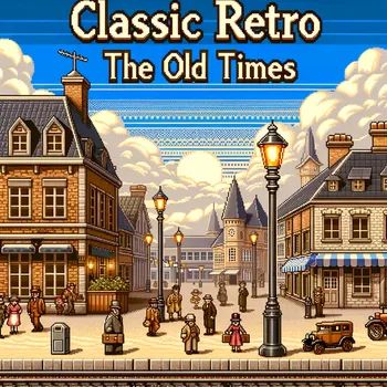 Classic Retro: The Old Times - Nostalgic Town Square - Tangra AI Image ...