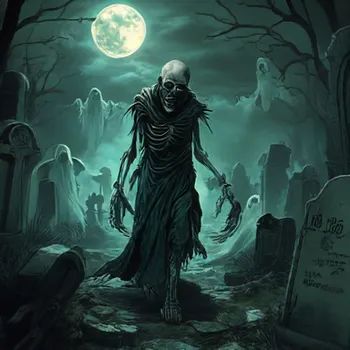 Cursed Cemetery Ghoul - Tangra AI Image Generator