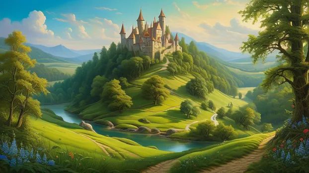 Enchanted Medieval Forest - Tangra AI Image Generator