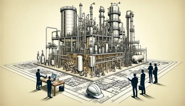 Engineering Precision Plant Blueprint - Tangra AI Image Generator