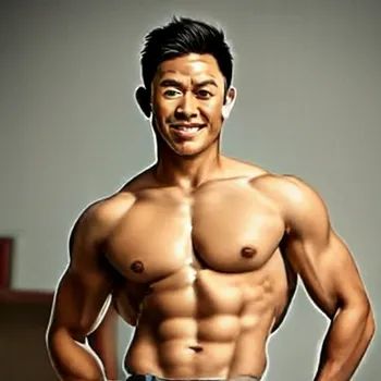 Handsome Chinese Muscle Boy - Tangra AI Image Generator