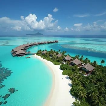 Maldives Luxury Resort - Tangra AI Image Generator