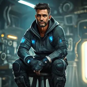 Marcus Hale Three-Quarter View - Tangra AI Image Generator