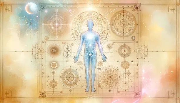Pastel Human Design Chart - Tangra AI Image Generator
