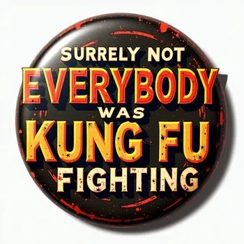 Retro Kung Fu Badge - Tangra AI Image Generator