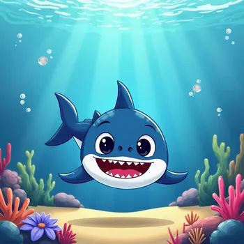 Baby Shark Fun Kids Song - Studio-Quality AI Music Generator by Tangra AI